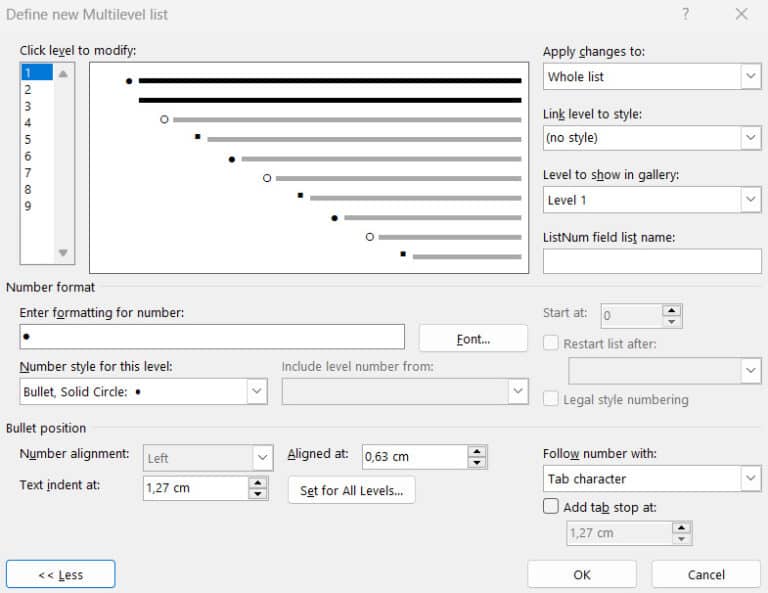 Automatic Lists: Quick and Easy with Word | GRIN